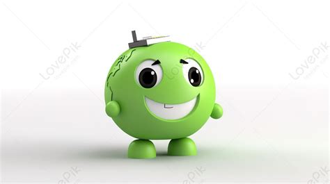 흰색 배경에 충전식 배터리가 있는 3d 지구 지구 마스코트 시각적 매력 향상 충전 배경 지구 배경 시각적 배경 이미지 Hd 충전 지구 시각적 배경 사진 무료