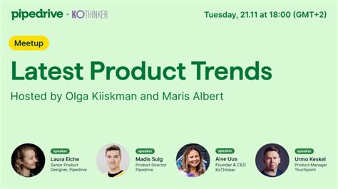 Pipedrive On Linkedin Pipedrive Meetup Productmanagment