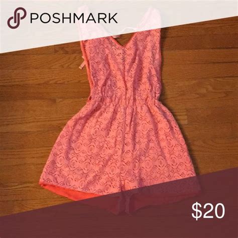 💕coral Romper💕 Coral Rompers Clothes Design Rompers