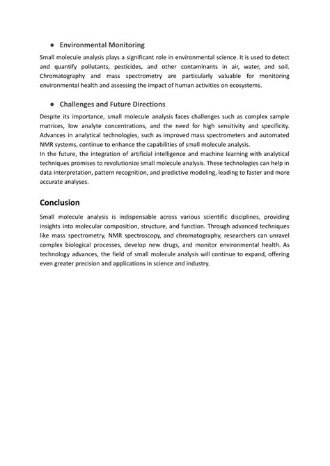 Ppt Small Molecule Analysis Powerpoint Presentation Free Download Id13283824