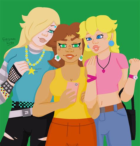 Mario Girls By Evergreenkirby On Deviantart