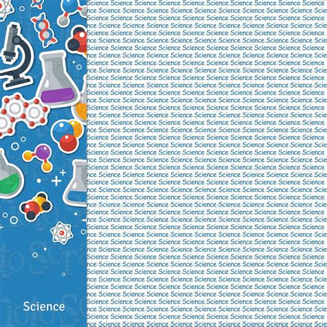 School Science Border Photo Scraps