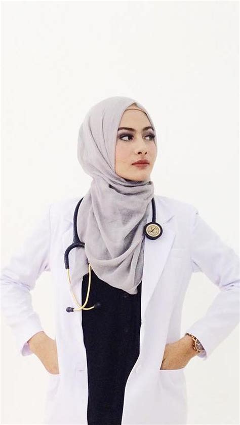 Gambar Kartun Dokter Perempuan Berhijab Id
