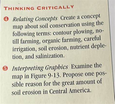 solved thinking critically relating concepts create a concept map