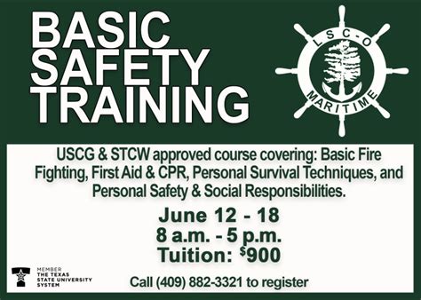 Basic Safety Training Course At Lsco Kogt