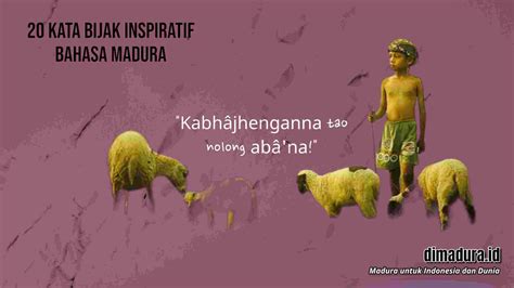 20 Kata Kata Bijak Inspiratif Bahasa Madura