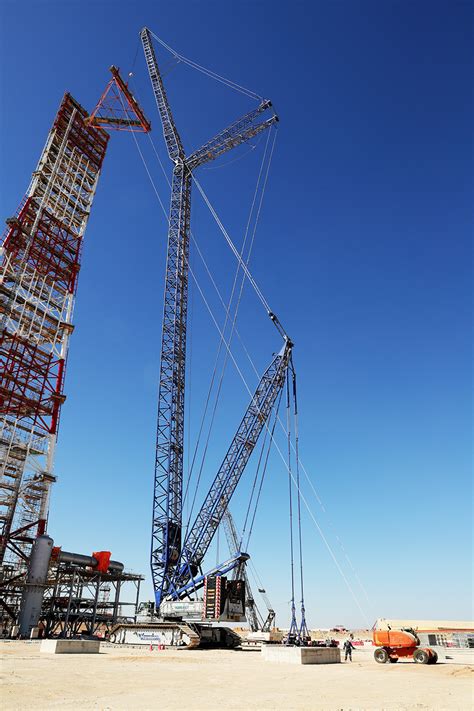 Flare Stack Module Installation At Duqm Refinery Projects Hareket