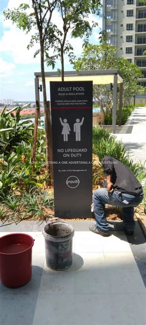 Gravit8 Pylon Signage Klang Selangor Kl Malaysia Supplier Supply