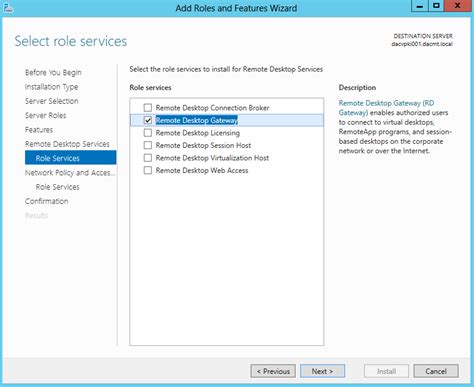 Installing The Microsoft Remote Desktop Gateway Role Service Electric