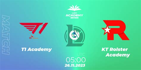 T1 Academy Vs Kt Rolster Academy Lol Betting Tips Stream Livescore