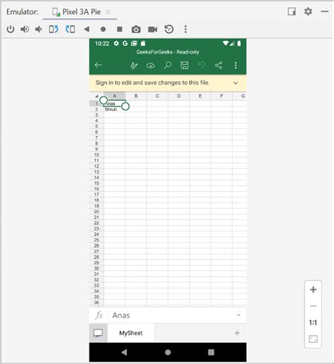 How To Insertappend Data To Excel Using Android Geeksforgeeks