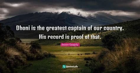 Dhoni Is The Greatest Captain Of Our Country His Record Is Proof Of T