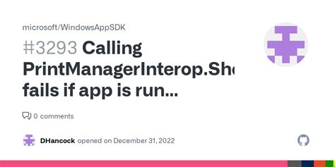Calling Printmanagerinteropshowprintuiforwindowasync Fails If App Is