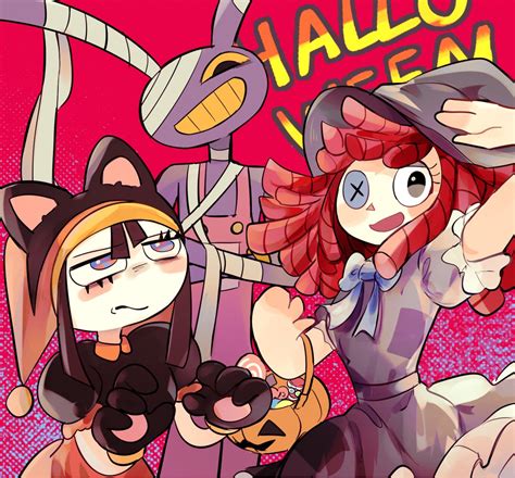 Pomni Jax And Ragatha The Amazing Digital Circus Drawn By Hami