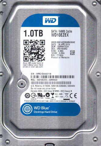 Western Digital Hard Disk 1TB SATA Internal Drive WD10EZEX Price in ...