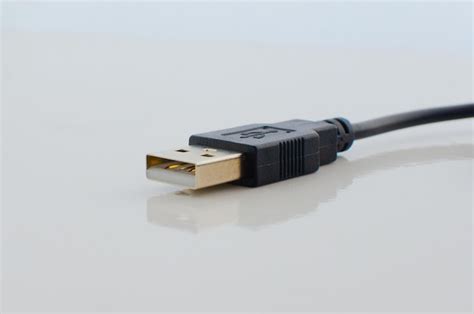 Premium Photo Closeup Of The End Of The Usb Cable Usb Or Universal Serial Bus Technology Has