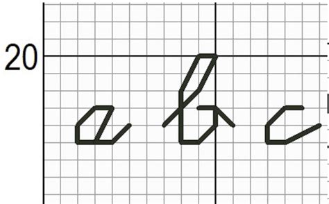 Cursive Alphabet Cross Stitch Pattern Backstitch Alphabet Etsy