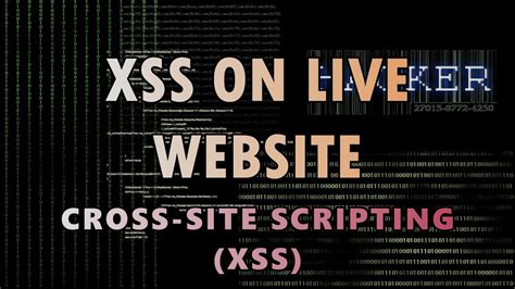 xss hunting on live website cross site scripting xss tutorial