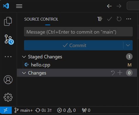 使用 VS Code 进行 git commit 时一直加载 糖加盐的学习笔记