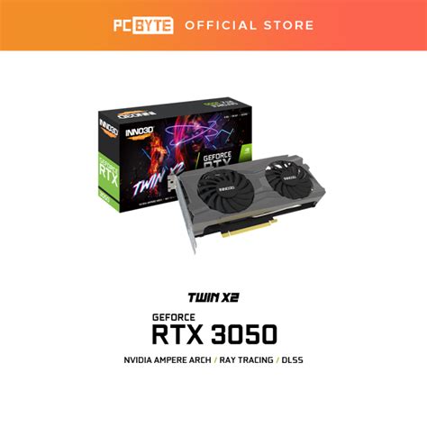 Inno3d Geforce Rtx 3050 Twin X2 8gb Gddr6 Graphic Card Lazada