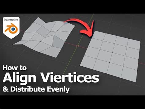 How To Use Align Vertices Using Free Addon Looptools In Blender