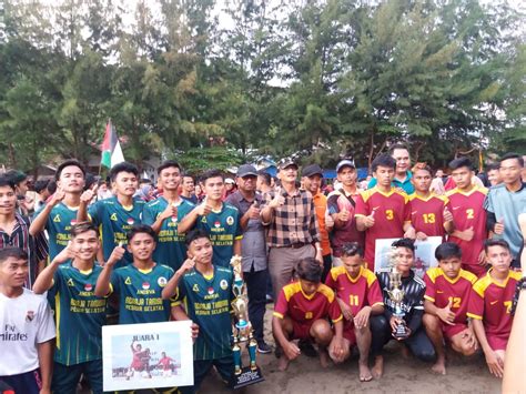 SMAN 1 Tarusan Juara Sepak Bola Pantai Di Pesisir Selatan Jurnal Sumbar