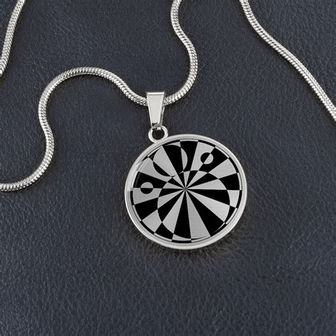 Crop Circle Pendant And Luxury Necklace Liddington Castle Shapes Of