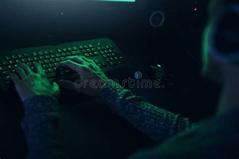 All It Ever Takes Is A Few Clicks An Unrecognizable Man Typing On A