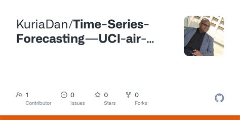 Github Kuriadantime Series Forecasting Uci Air Quality Dataset