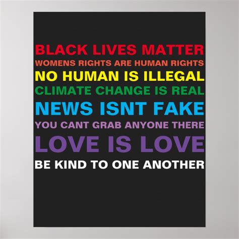 Equality Black Lives Matter Pride Poster