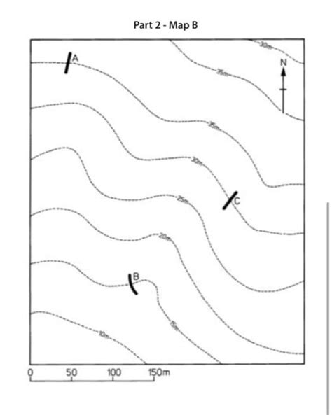 Solved Part Use The Map On Page Labelled Part Map B Chegg