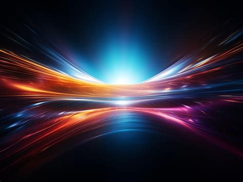 Premium Ai Image Abstract Colorful Modern Light Futuristic Effect