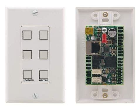 Kramer RC R Button Ethernet And KNET Control Keypad Patch Panels Kramer Electronics