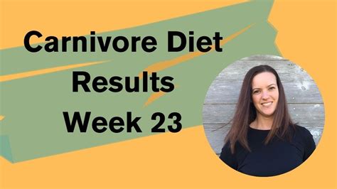 🥩 Carnivore Diet Weekly Results Week 23 Youtube