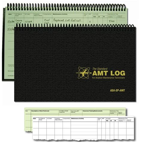 Asa Amt Maintenance Log Book