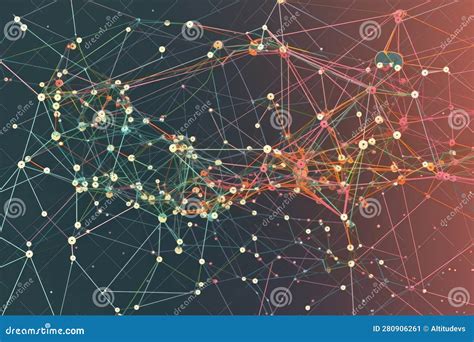 Neural Network With Its Interconnected Nodes And Layers Representing Different Levels Of