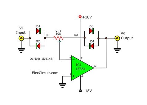 Signal Amplifier Circuit Diagram With Set Input Output Ratio Circuit