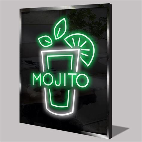 Personalised Led Neon Sign Mojito Madaboutneon