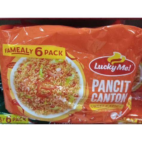 Lucky Me Instant Pancit Canton Sweet And Spicy 6packs Shopee Philippines