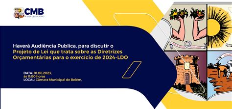 Audiência Pública Ldo 2024 Câmara Municipal De Belém
