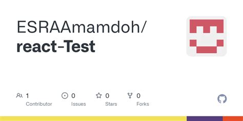 GitHub ESRAAmamdoh React Test
