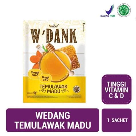 Jual Nutrisari W Dank Temulawak Madu 1 Sachet Tinggi Vitamin C Dan D Di Seller DC HNI Depok
