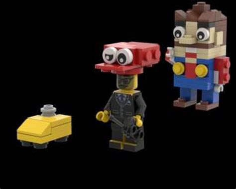 Lego Moc Rc Car And Driver Mario And Cappy By Kestron Rebrickable
