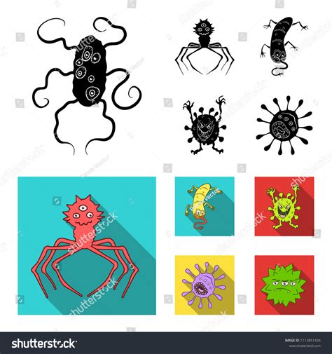 Different Types Microbes Viruses Viruses Bacteria 库存矢量图（免版税）1113851426 Shutterstock