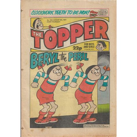 8th August 1987 Buy Now The Topper Comic An Original Edition