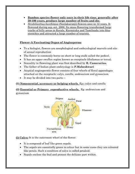 Solution Sexual Reproduction In Flowering Plants Studypool