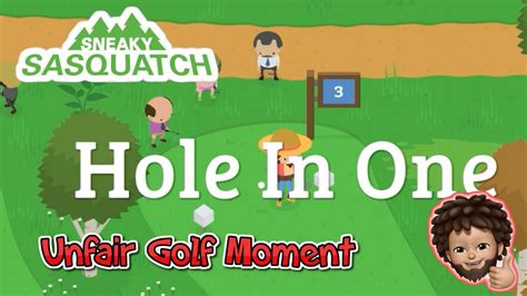 Sneaky Sasquatch Unfair Moment At Golf Youtube