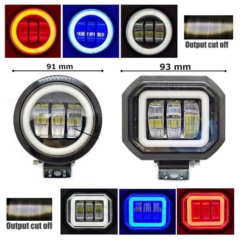 Jual Lampu Tembak Sorot LED CWL 2 Mata Lensa 4D 20 Watt Cree Aye Model Bulat Kotak Lampu LED