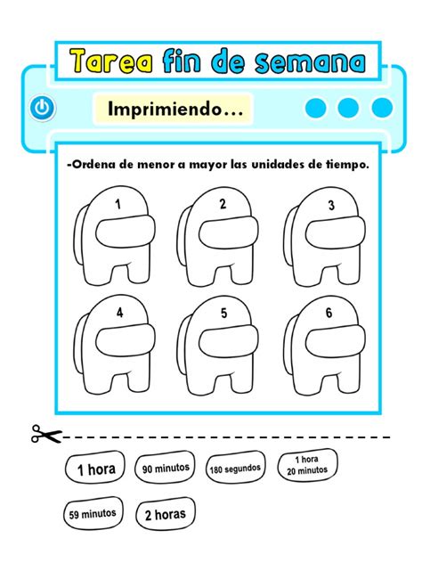 5° Tarea Fin De Semana Pdf