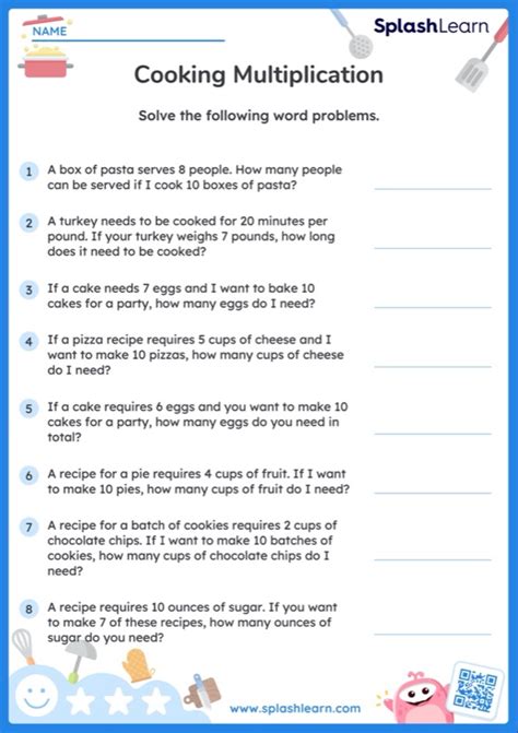 3rd Grade Math Multiplication Word Problems Worksheets Free